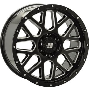 DIESEL VEGAS 20X9.5 6X114.3 GLOSS BLACK MILLED ACCENTS Rims | Rims ...
