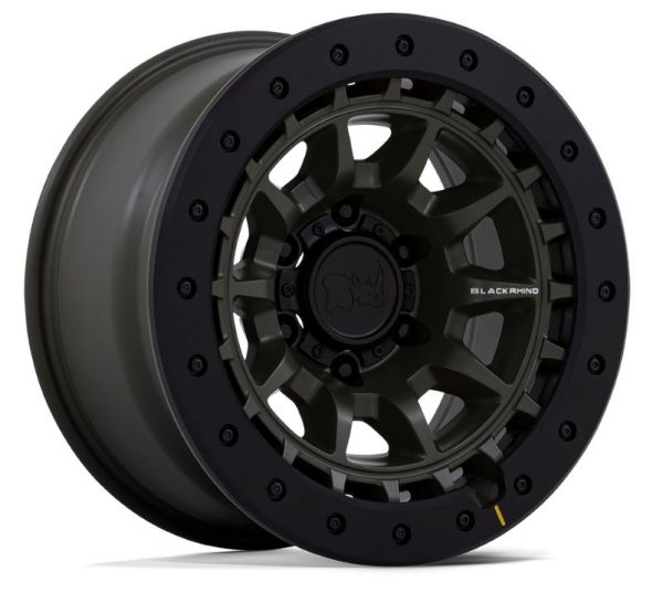 Black Rhino Tusk Br016 17x8.5 5x127 Olive Drab Green Wheel & Tyre ...