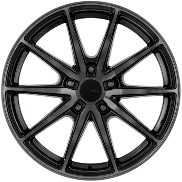 King Crank 18x8 5x100 Gloss Black Tint Wheel & Tyre Package - AUTOCRZE