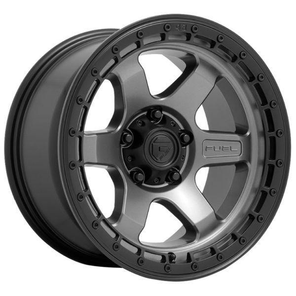 FUEL BLOCK 17X9 5X127 MATTE ANTHRACITE BLACK RING WHEEL & TYRE PACKAGE ...