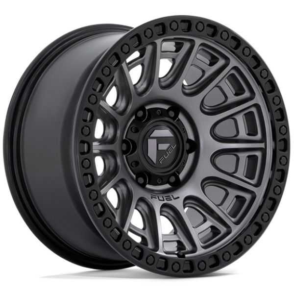 Fuel Cycle 17x8.5 6x114.3 Matte Gunmetal Black Ring | AutoCraze 1800 ...