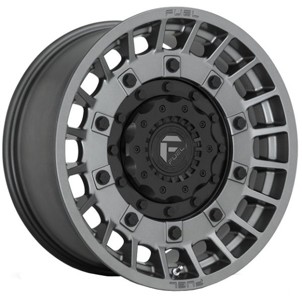 FUEL MILITIA 20x9 6x139.7 MATTE ANTHRACITE & BLACK | Autocraze 1800 099 634