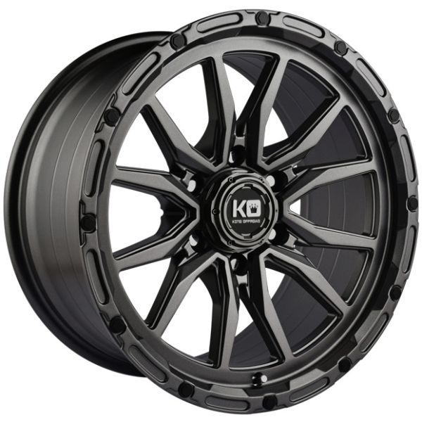 Stryker 18x9 6x139.7 Matte Gray