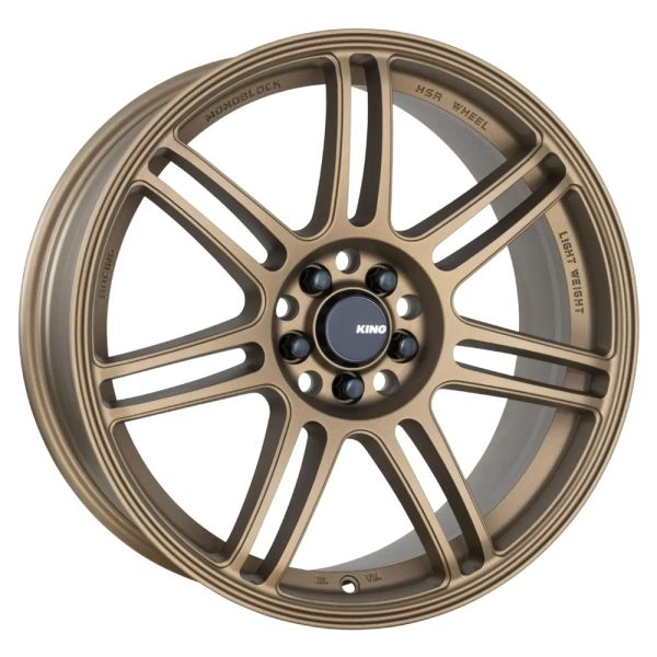 King Thrust 18X8 5X100 Satin Bronze Wheel & Tyre Package | AutoCraze ...
