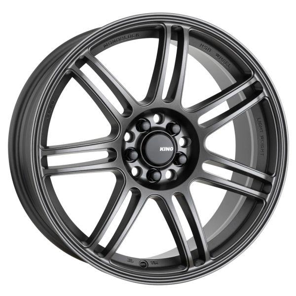 King Thrust 18X8 5X114.3 Matte Gunmetal Wheel & Tyre Package ...