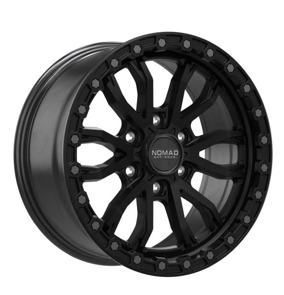 Nomad N133 17x8.5 6x139.7 Satin Black Wheel & Tyre Package | AutoCraze ...