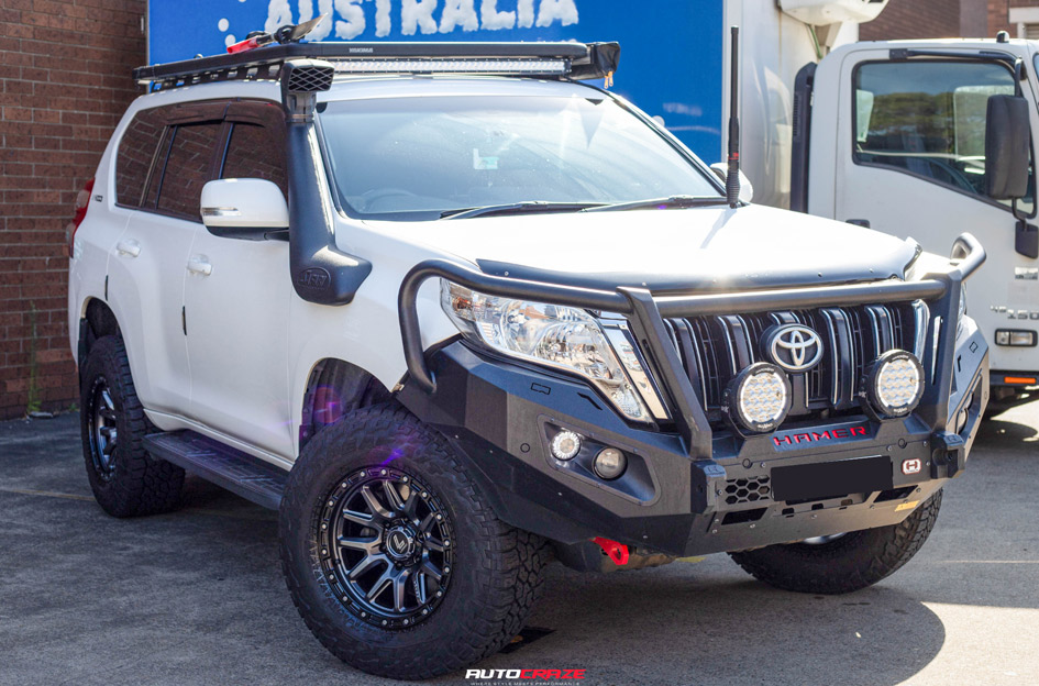 TOYOTA LAND CRUISER PRADO 150 LENSO MARVEL GRAPHITE GREY