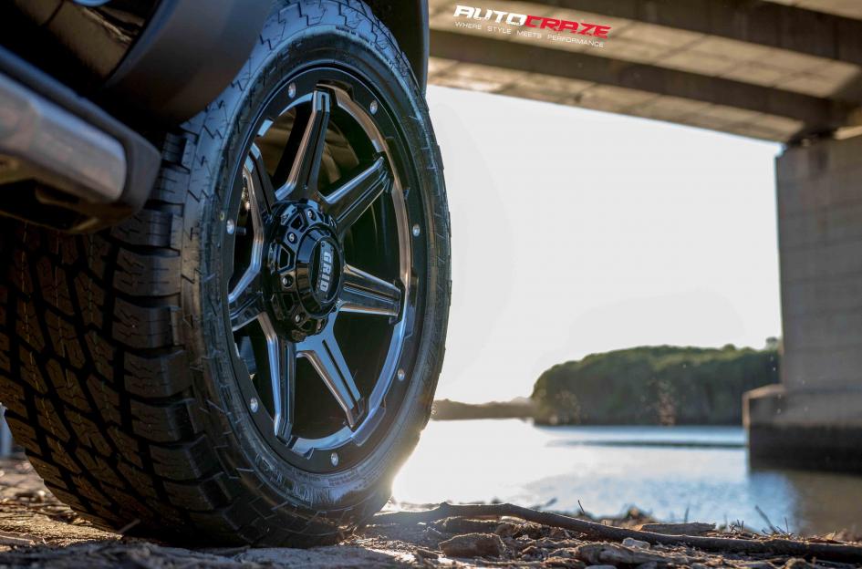 FORD RANGER GD06 GLOSS BLACK MILLED