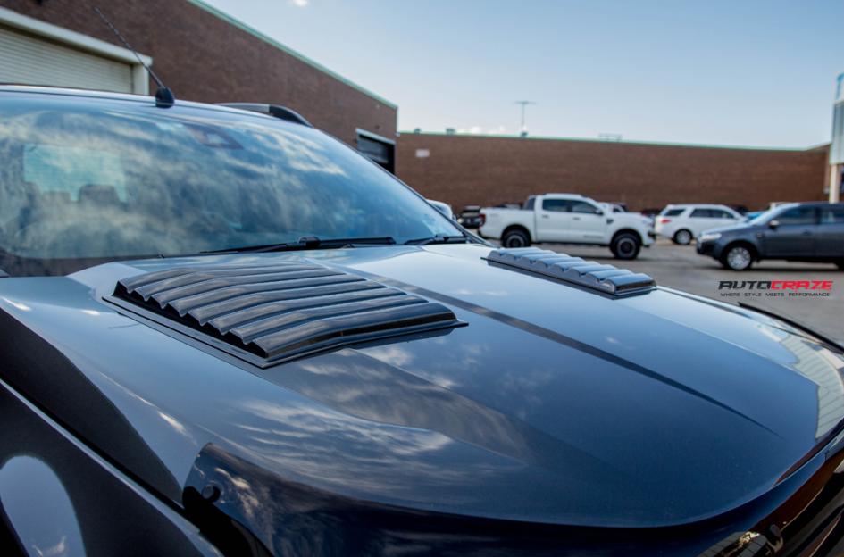FORD RANGER GD01 GRAPHITE MILLED ACCENTS WITH CHROME INSERTS