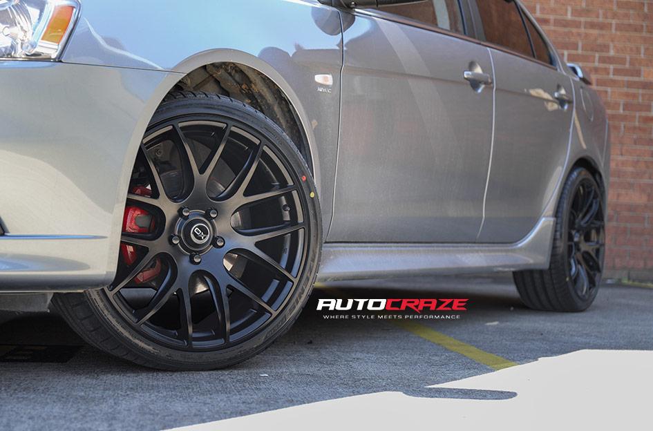 MITSUBISHI LANCER OX111 MATTE BLACK