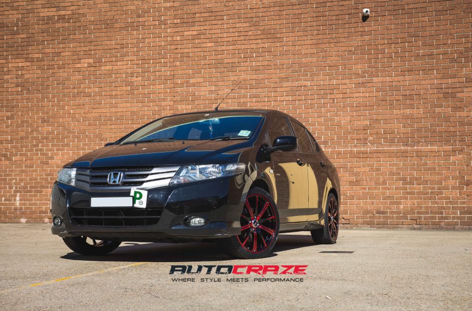 HONDA CITY RIMFIRE CANDY APPLE RED
