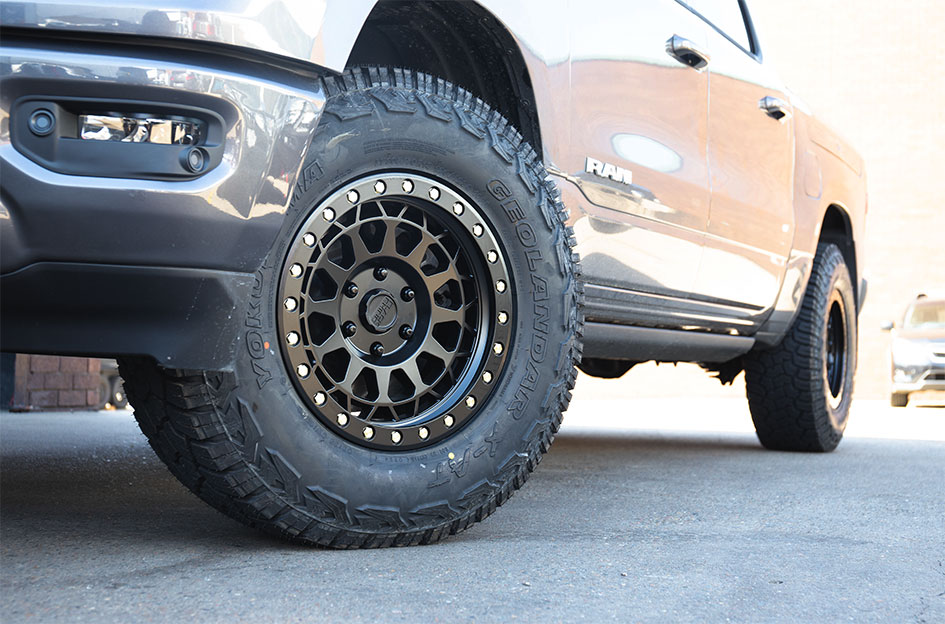 DODGE RAM BLACK RHINO PRIMM MATTE BLACK W/ BRASS BOLTS