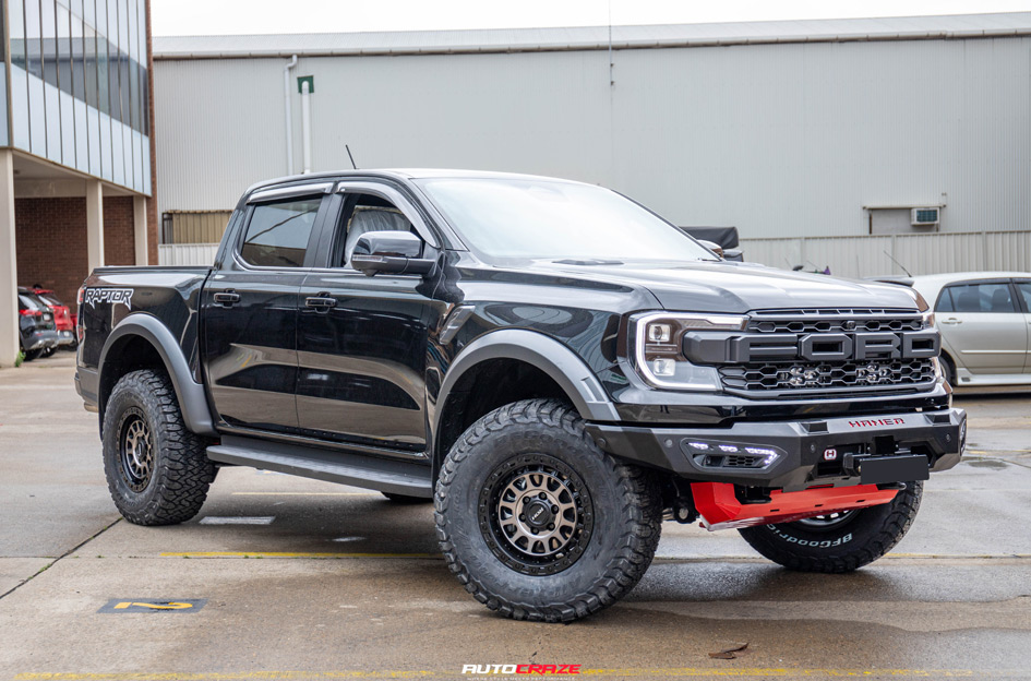 FORD RANGER RAPTOR NEXT GEN ROH ASSAULT MATT BLACK WITH BLACK BOLTS AND ...