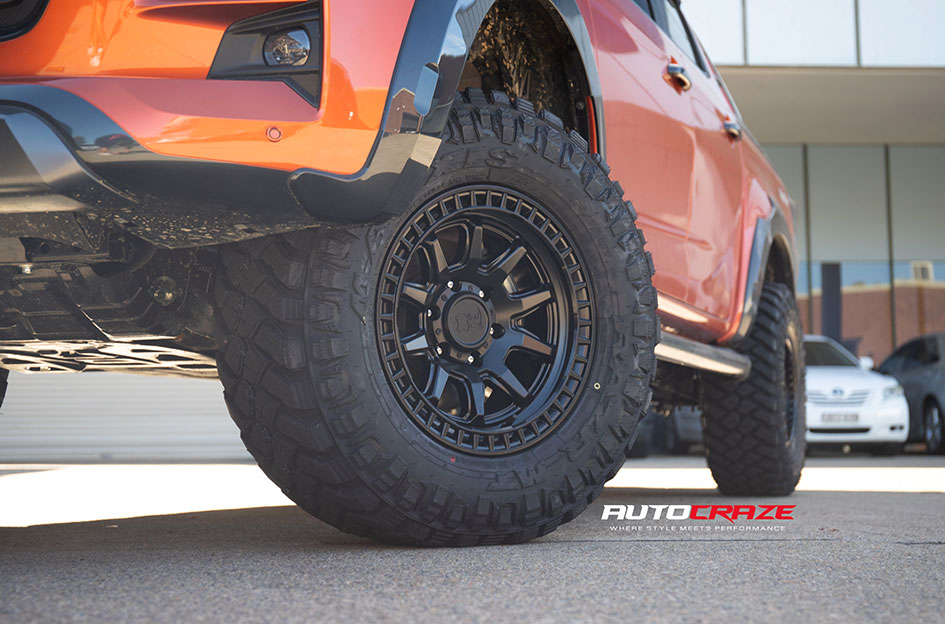 ISUZU DMAX BLACK RHINO CALICO MATTE BLACK