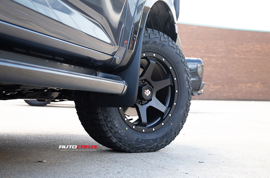 ISUZU DMAX DIESEL PHILADELPHIA MATT BLACK FONT MILLED
