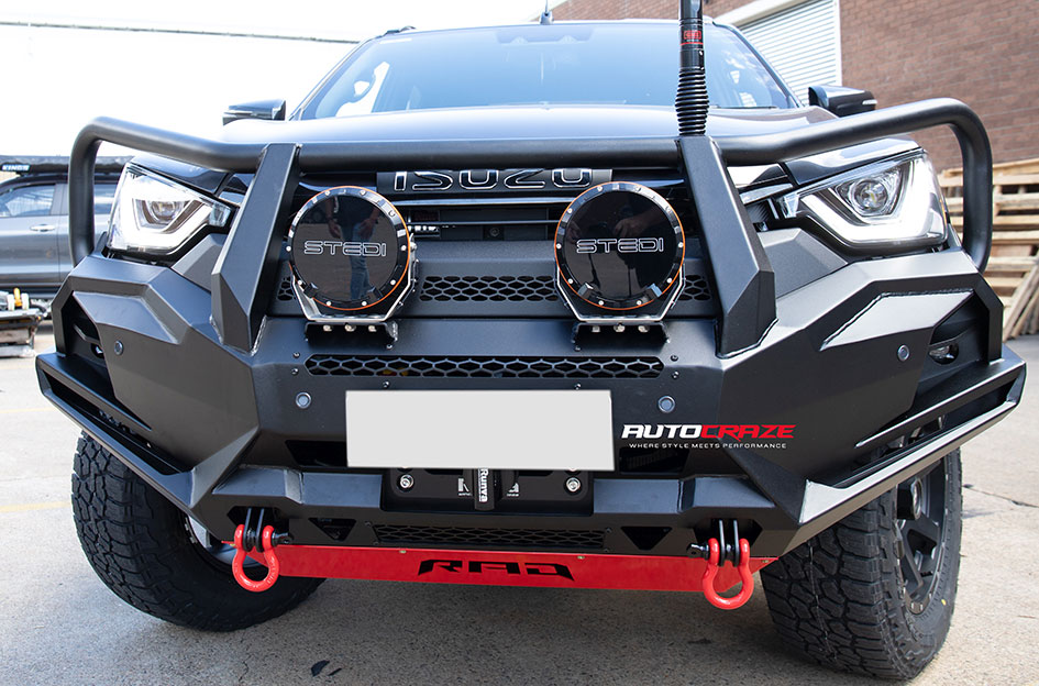 ISUZU DMAX DIESEL PHILADELPHIA MATT BLACK FONT MILLED