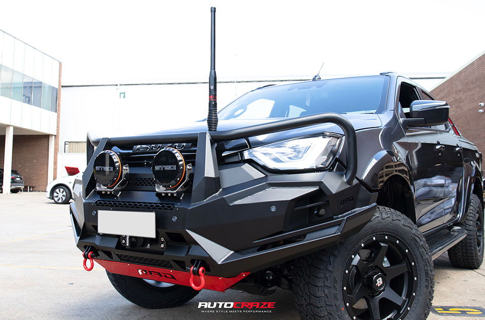 ISUZU DMAX DIESEL PHILADELPHIA MATT BLACK FONT MILLED