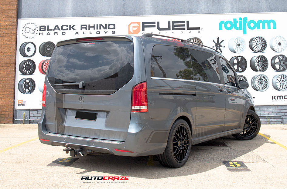 MERCEDES BENZ V CLASS TSW SEBRING MATTE BLACK