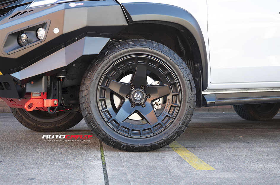 MITSUBISHI TRITON FUEL WARP MATTE BLACK