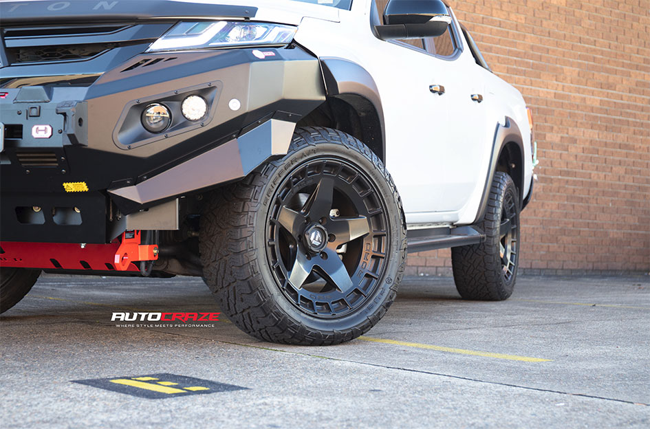 MITSUBISHI TRITON FUEL WARP MATTE BLACK
