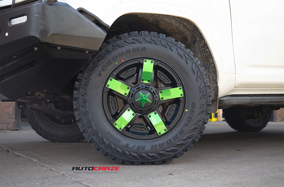 TOYOTA LANDCRUISER 300 SERIES KMC ROCKSTAR XD 2 MATTE BLACK