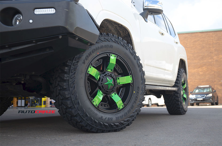 TOYOTA LANDCRUISER 300 SERIES KMC ROCKSTAR XD 2 MATTE BLACK