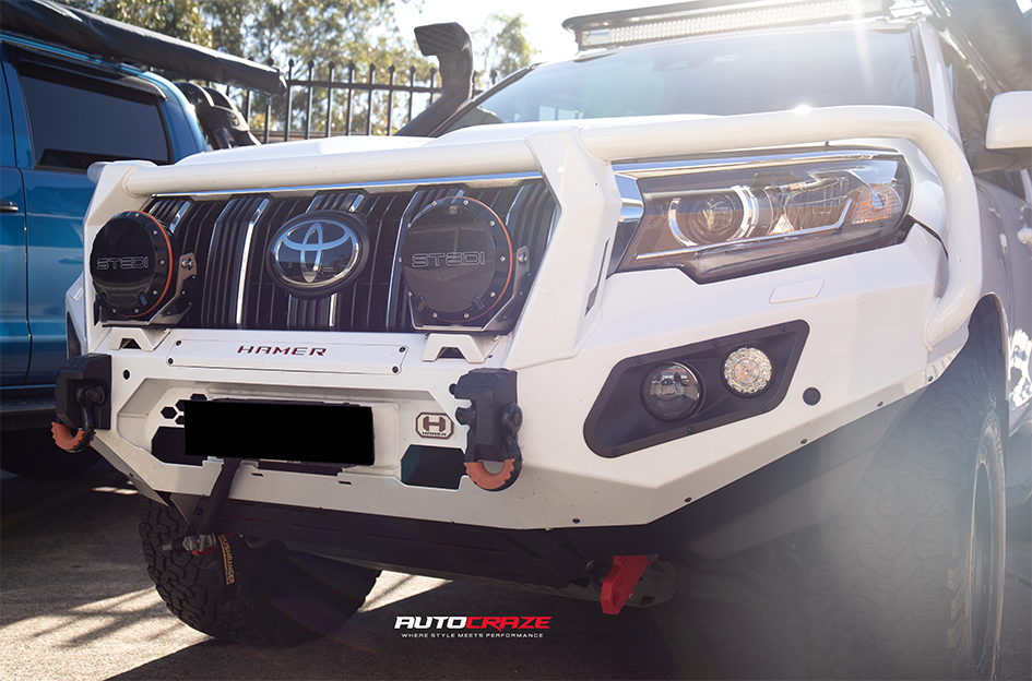 TOYOTA LANDCRUISER PRADO ROH ASSAULT MATT BLACK WITH BLACK BOLTS AND ...