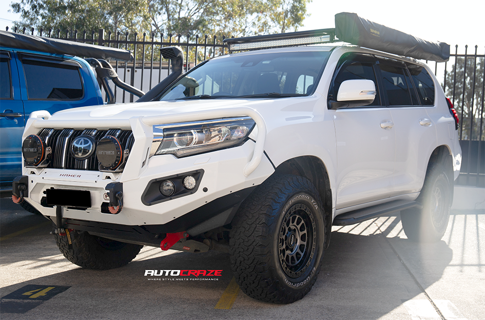 TOYOTA LANDCRUISER PRADO ROH ASSAULT MATT BLACK WITH BLACK BOLTS AND ...