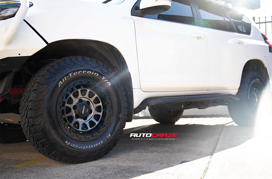 TOYOTA LANDCRUISER PRADO ROH ASSAULT MATT BLACK WITH BLACK BOLTS AND ...