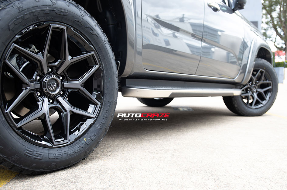 VOLKSWAGEN AMAROK FUEL FLUX GLOSS BLACK GREY TINT