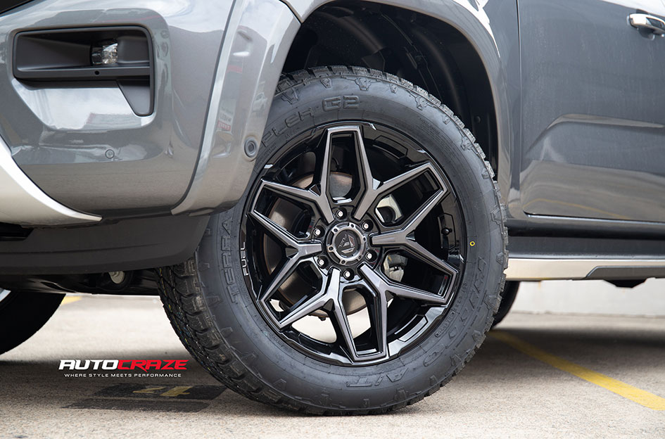 VOLKSWAGEN AMAROK FUEL FLUX GLOSS BLACK GREY TINT