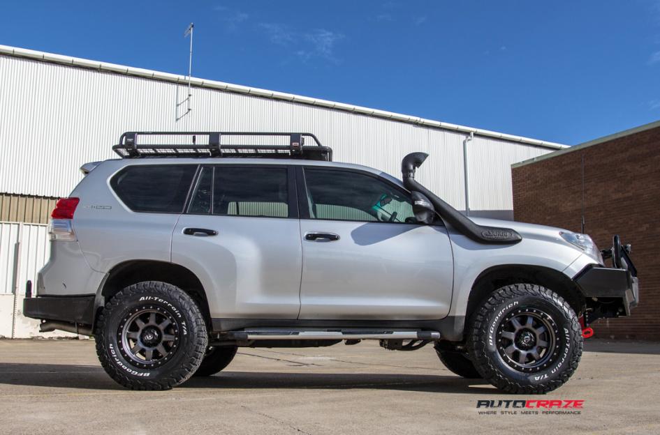 TOYOTA PRADO TROPHY MATTE ANTHRACITE WITH BLACK RING 4 | Car gallery ...