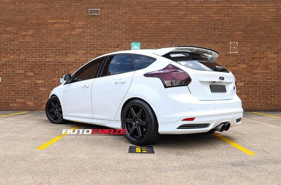 FORD FOCUS 5 STUD ALTAIR MATTE BLACK WITH GLOSS BLACK LIP 1575337546 ...