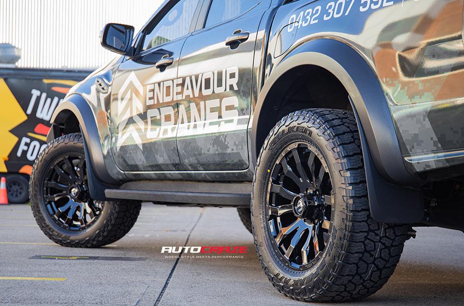 FORD RANGER RAPTOR BLITZ MATTE BLACK MACHINED DDT 1619235359 | Car ...