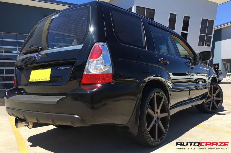 SUBARU FORESTER VERONA MATTE BLACK TINTED FACE | Car gallery|- Auto Craze
