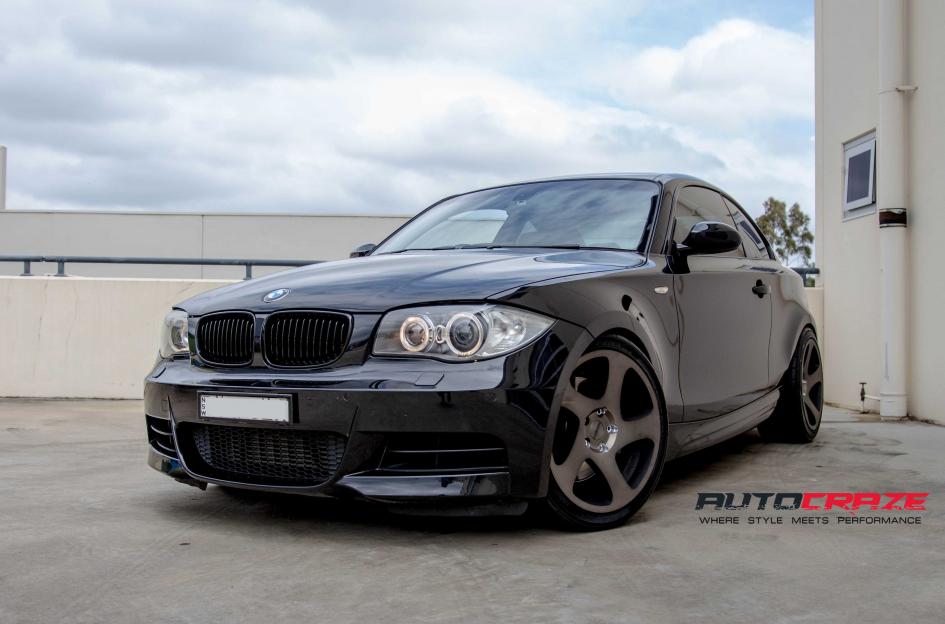 BMW 135I TMB MATTE BLACK TINTED FACE | Car gallery|- Auto Craze