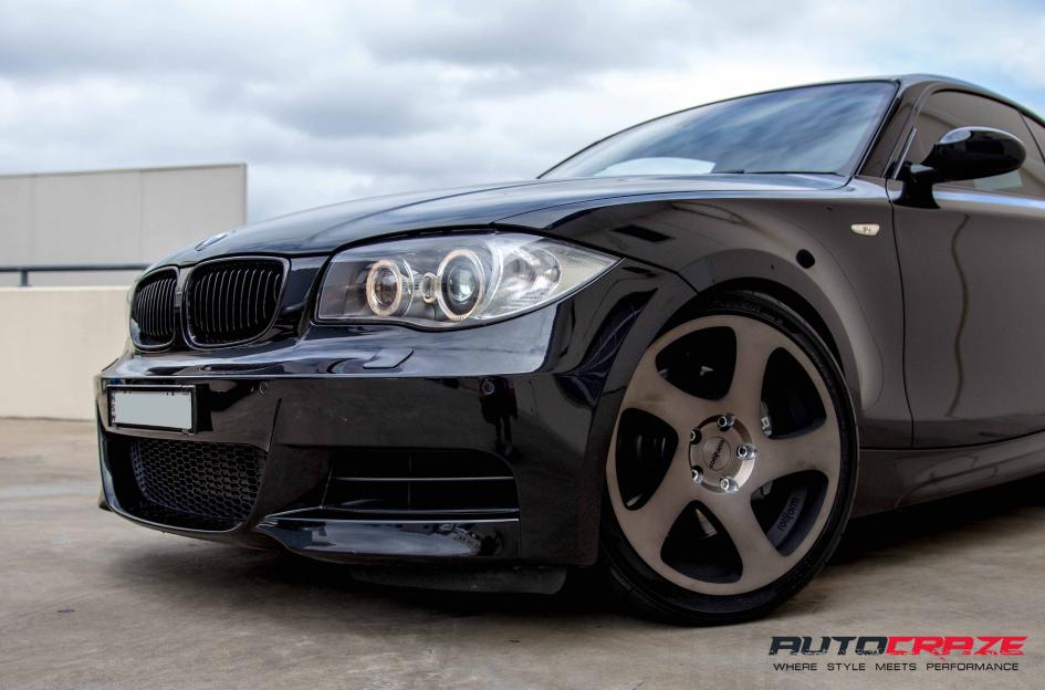 BMW 135I TMB MATTE BLACK TINTED FACE | Car gallery|- Auto Craze