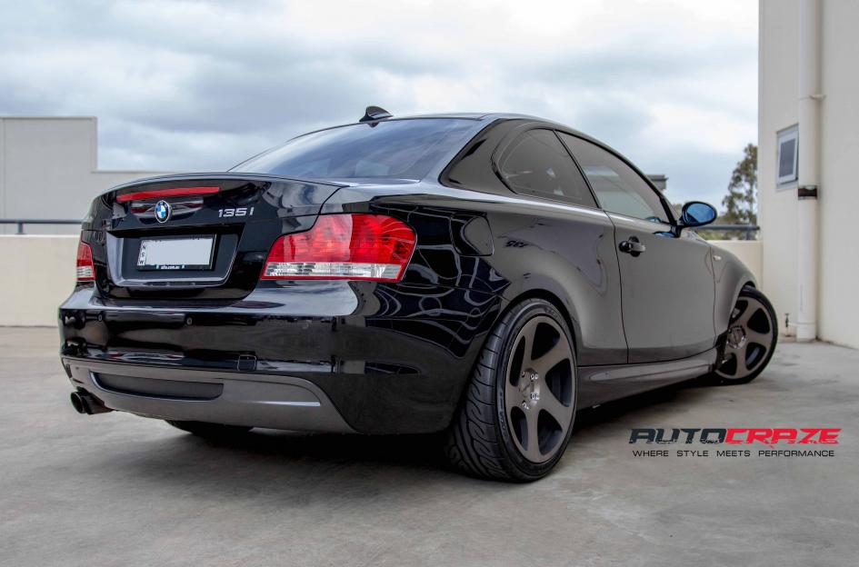 BMW 135I TMB MATTE BLACK TINTED FACE | Car gallery|- Auto Craze