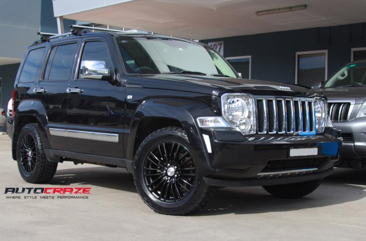 Matte Black Jeep Cherokee