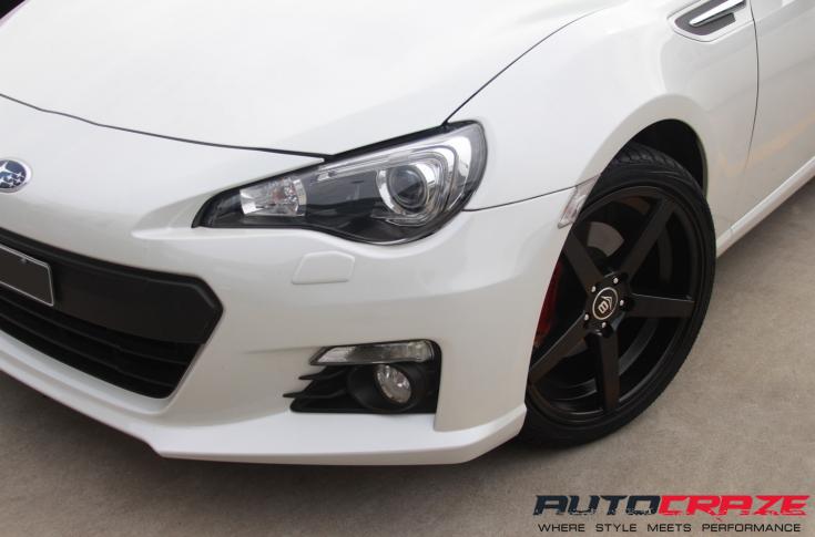 SUBARU BRZ RACER MATTE BLACK | Car gallery|- Auto Craze